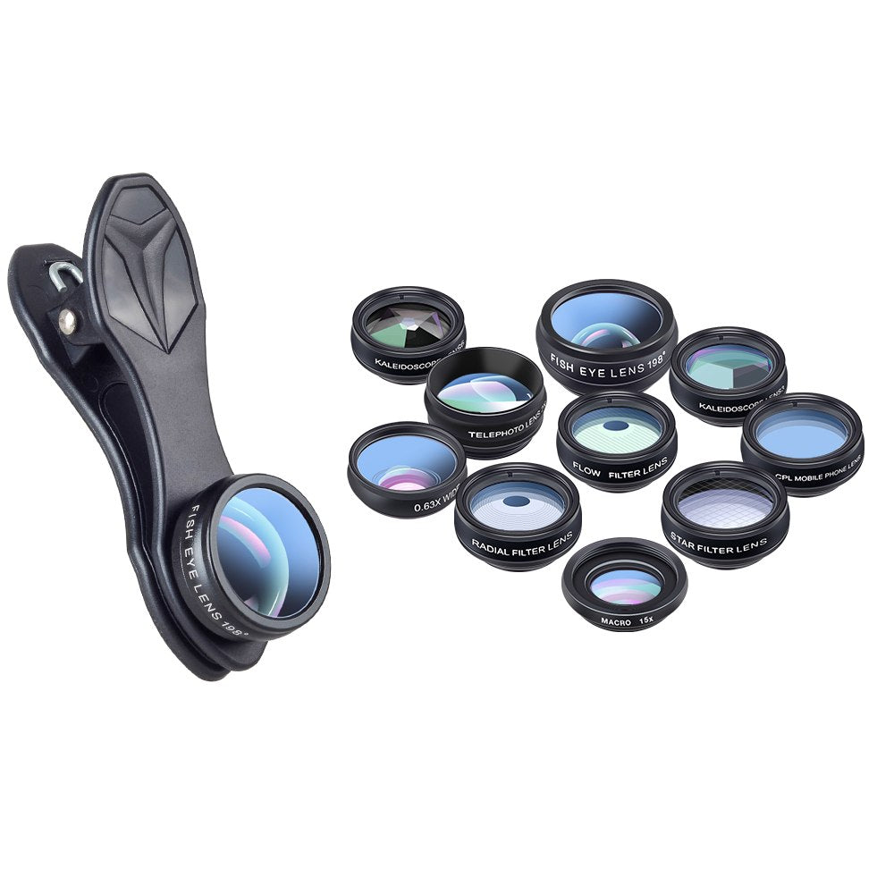 10 in 1 Mobile Lens Kit – SelfieSource